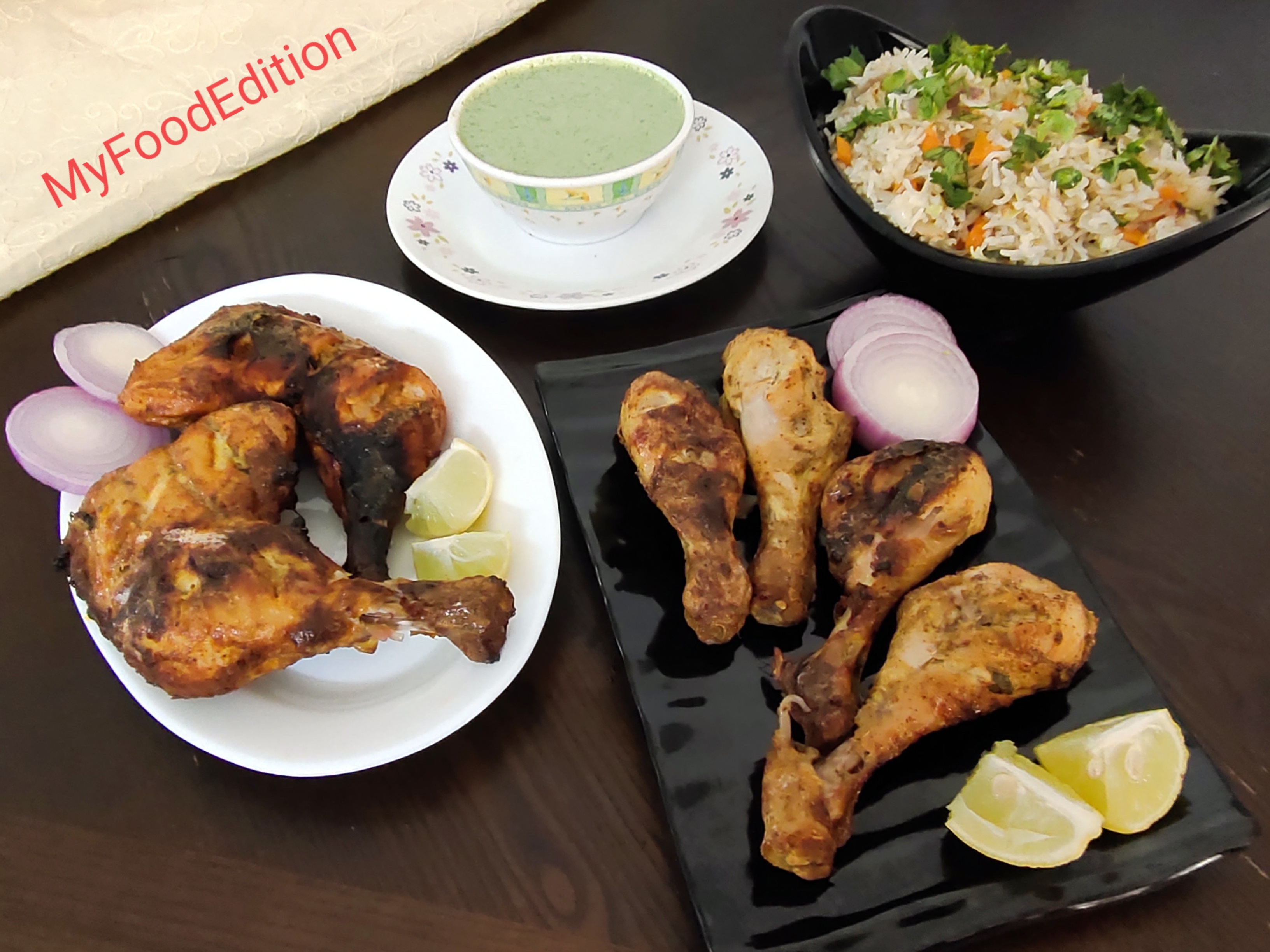 Tandoori chicken / Thangri kabab – My Food Edition